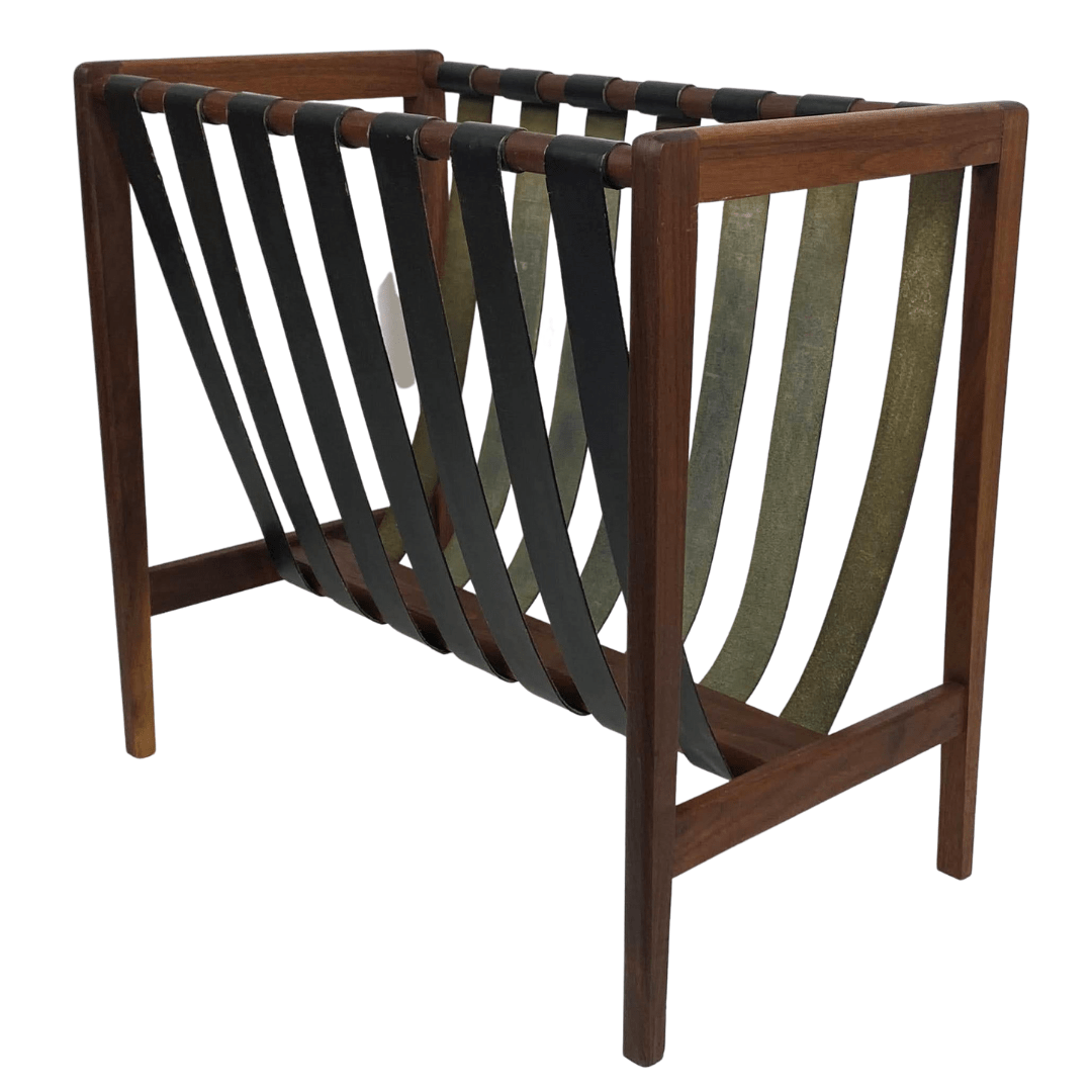 Vintage Danish Magazine Rack - bandddesign.com